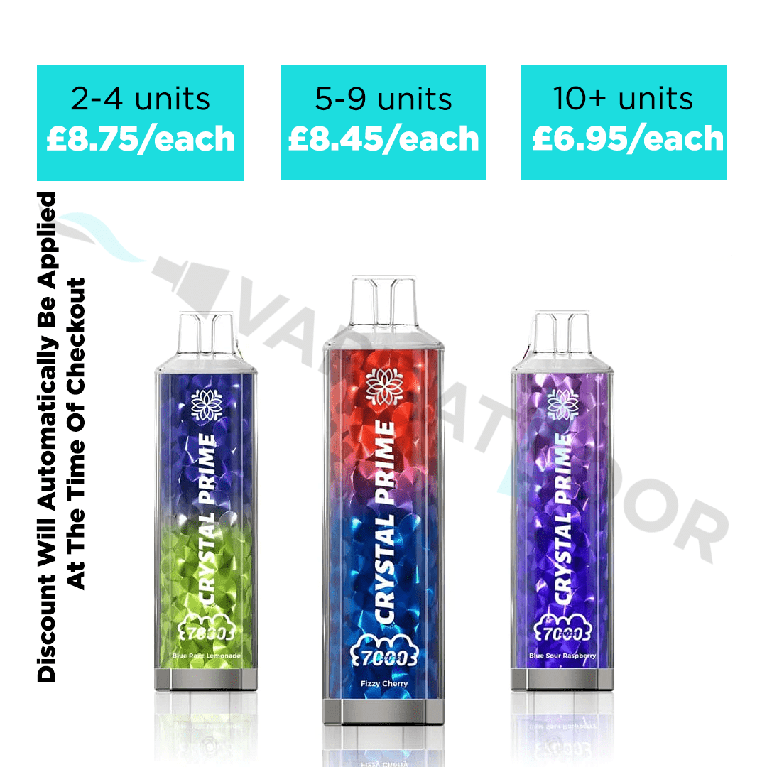 3D Crystal 7000 Puffs Starting at £8.95 | 10 for £74.99