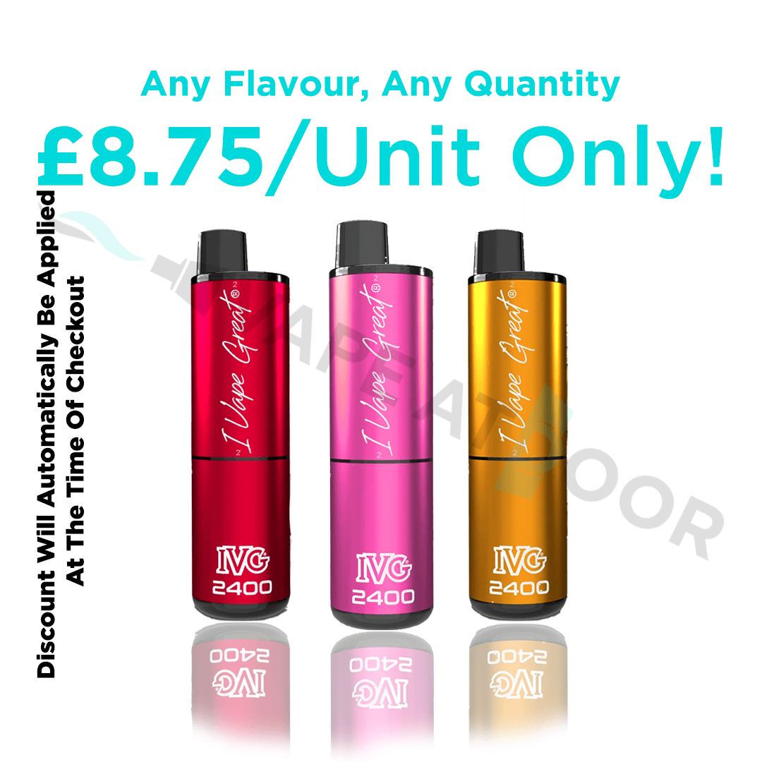 IVG 4 in 1 2400 puffs £8.75/Unit Only