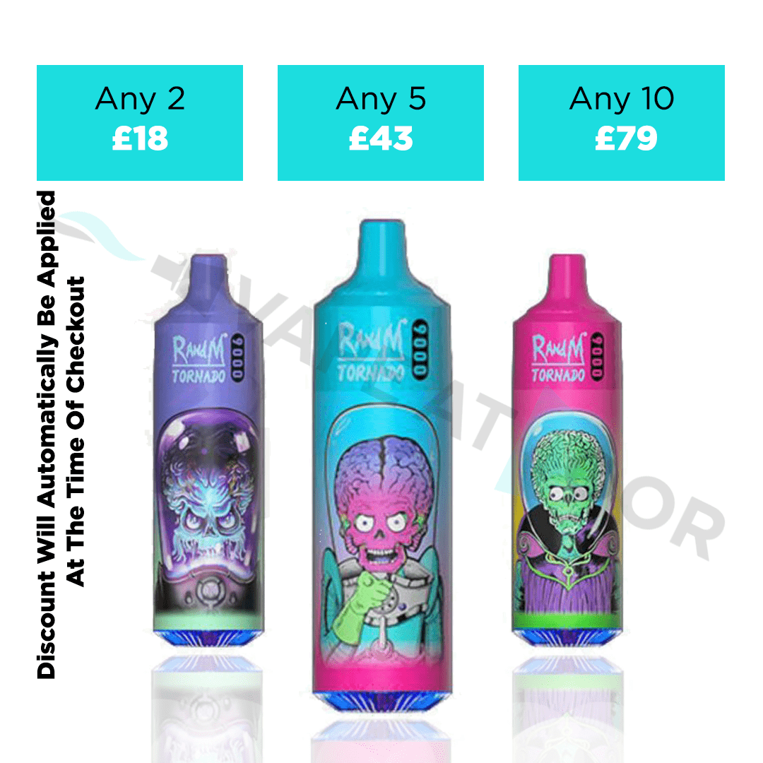 Rick and Morty 9000 Puffs Disposable Vape | Any 5 £43 | 10 £79