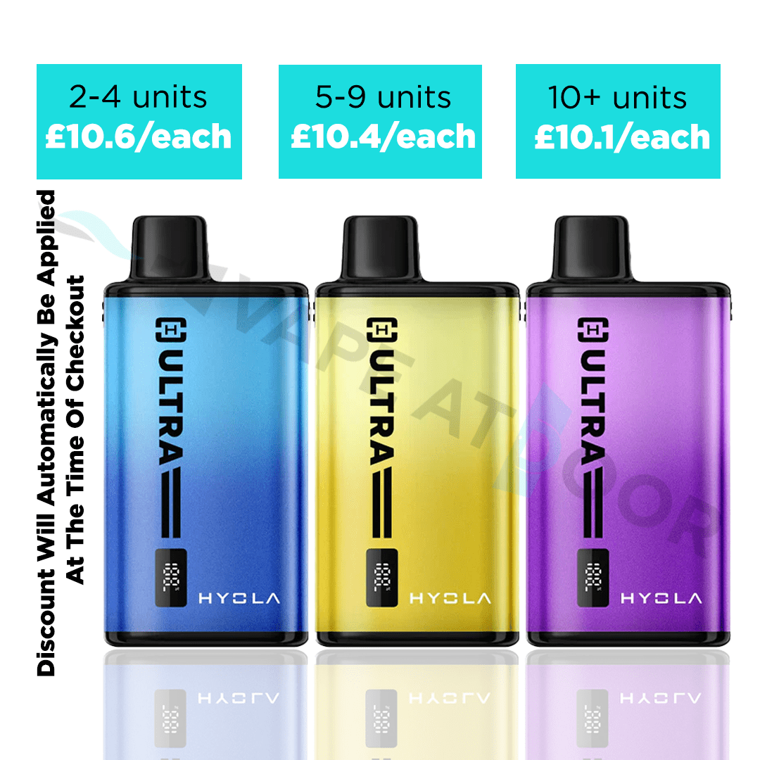 hyola ultra 30k puffs now available at Vape at door UK